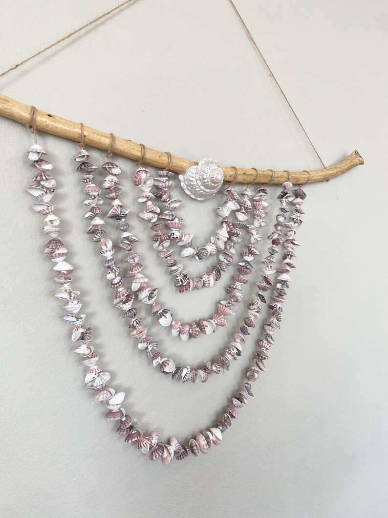 Hanging Seashell Rope Wall Decor - Etsy