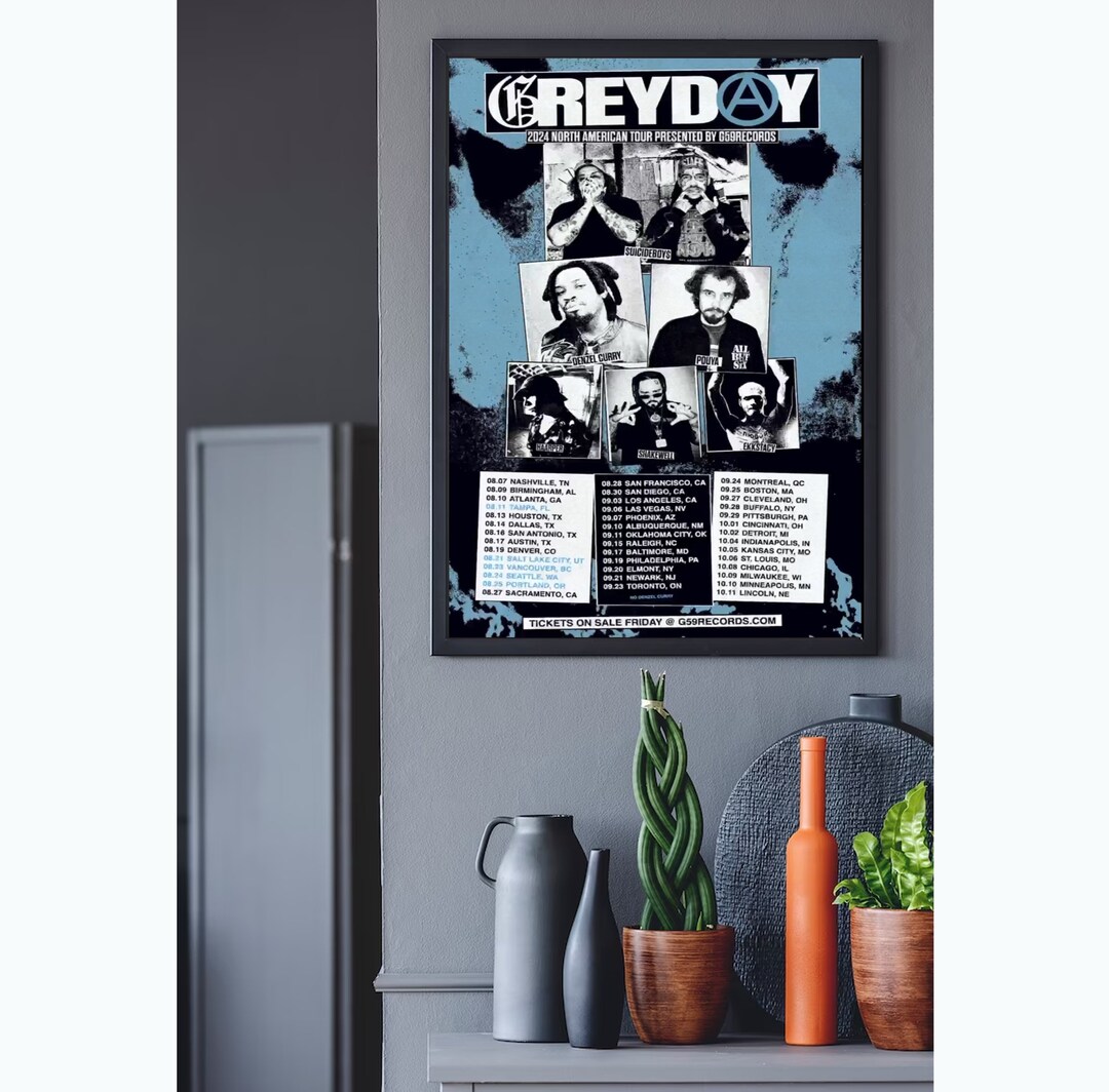 SUICIDEBOYS Grey Day 2024 Tour Poster - Etsy