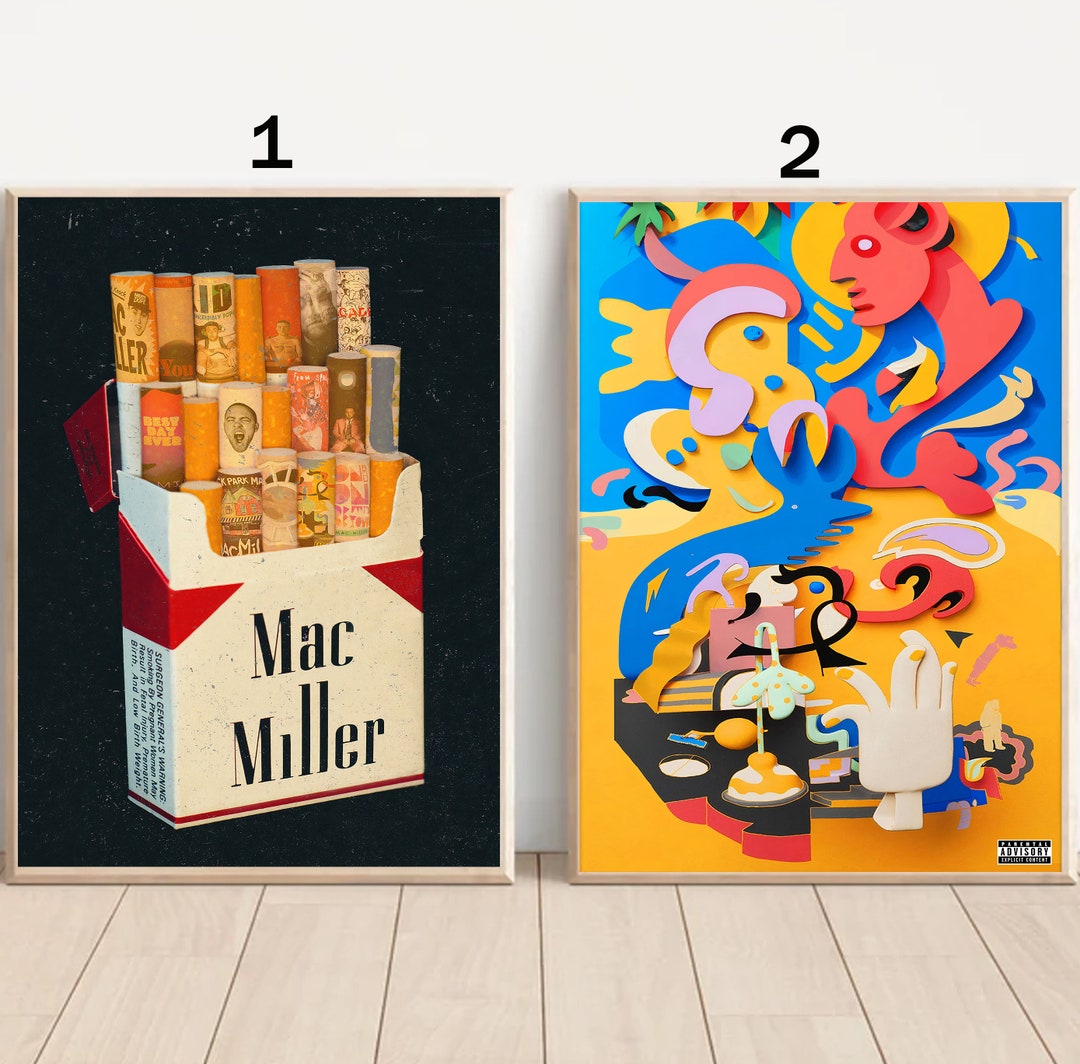 Custom Mac-miller Cigarette Pack Discography, Faces Album Poster - Etsy
