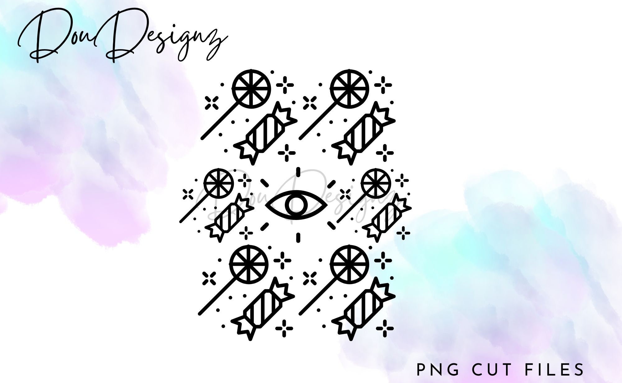 Eye Candy PNG SVG Cut File - Etsy