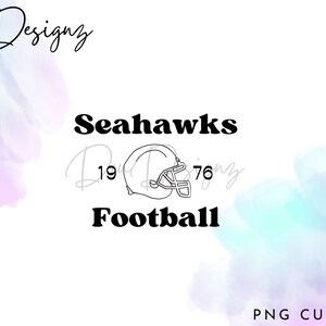 Seahawks Football SVG PNG Cut Files - Etsy