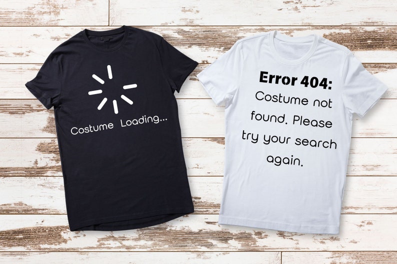 Last Minute Couple Costume Loading PNG SVG Cut Files - Etsy