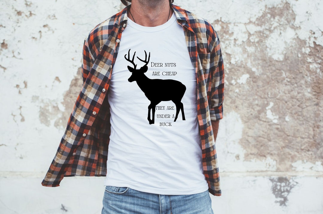 Deer Nuts Under a Buck PNG SVG Cut File - Etsy