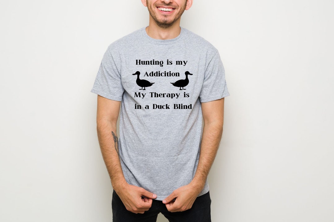 Hunting Addiction Duck Blind Therapy PNG & SVG Cut File - Etsy