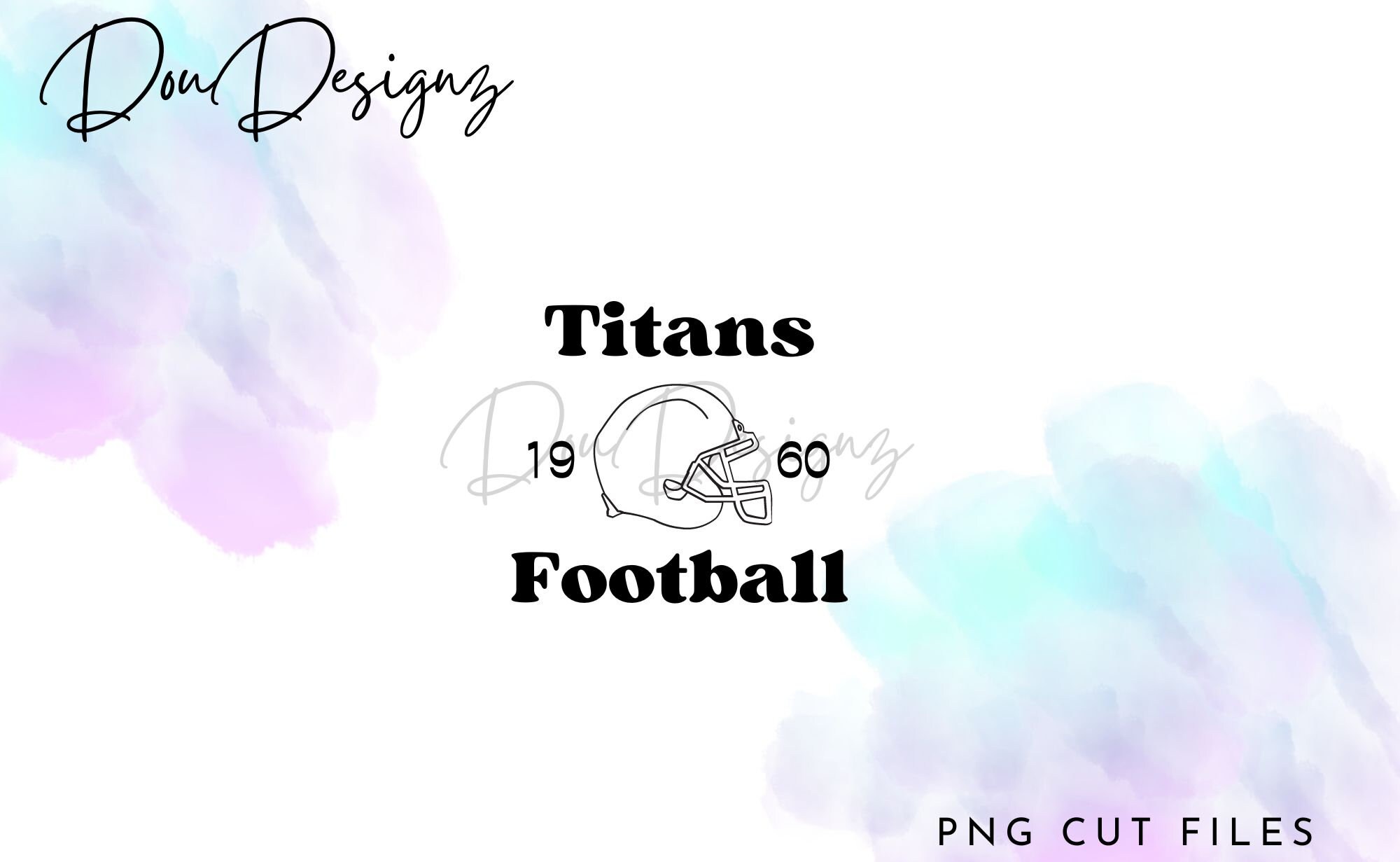 Titans Football SVG PNG Cut Files - Etsy