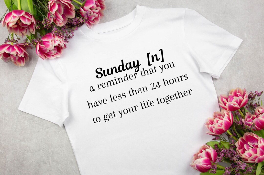 Meaning of Sunday PNG SVG Cut File - Etsy
