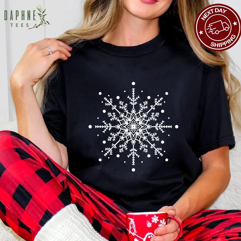 Snowflake Shirt - Etsy