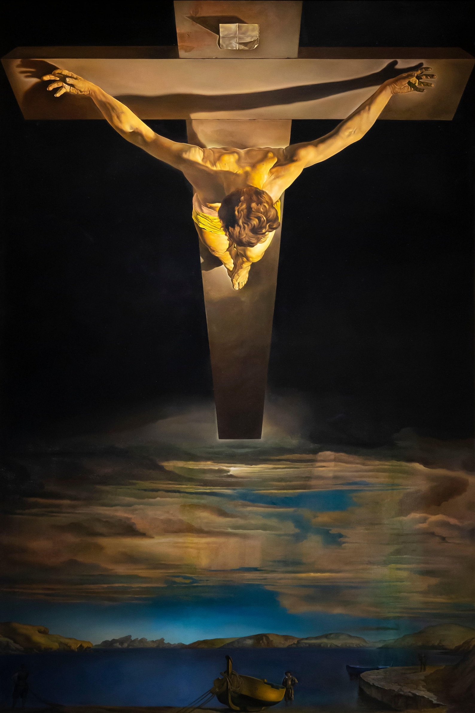 Salvador Dali Jesus Christ, Crucifix Wall Art, Salvador Dali Wall Decor ...
