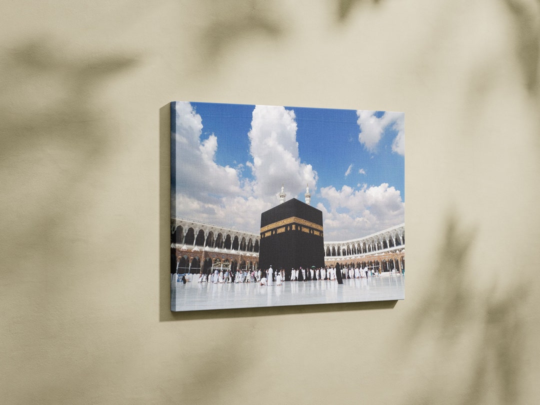 Kaaba Ready to Hang Canvas , Kaaba Printable Wall Art,kaaba Canvas ...