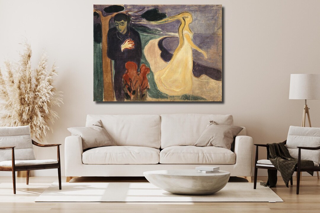 The Separation by Edvard Munch Canvas Wall Art Design / POSTER or ...