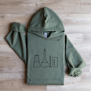 Chemistry Lab Equipment Hoodie, Science Lover Hoodie, Chemistry Teacher ...