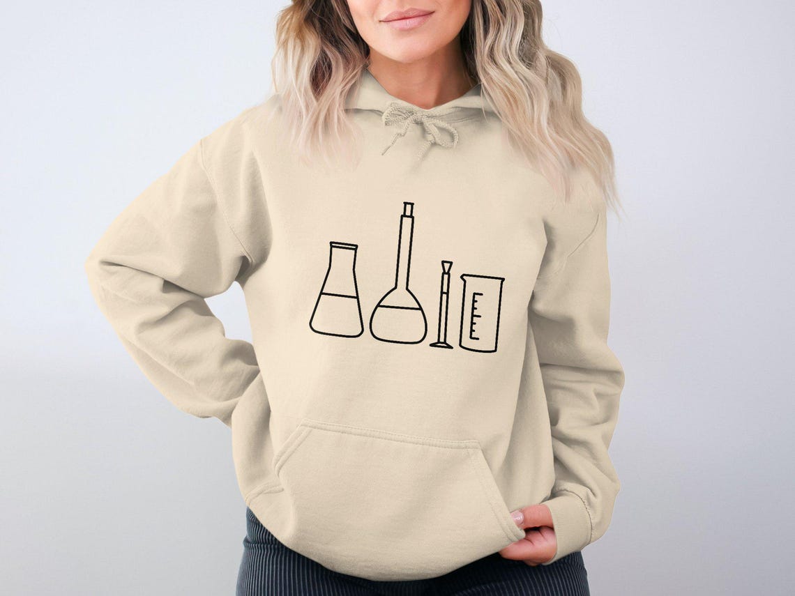 Chemistry Lab Equipment Hoodie, Science Lover Hoodie, Chemistry Teacher ...
