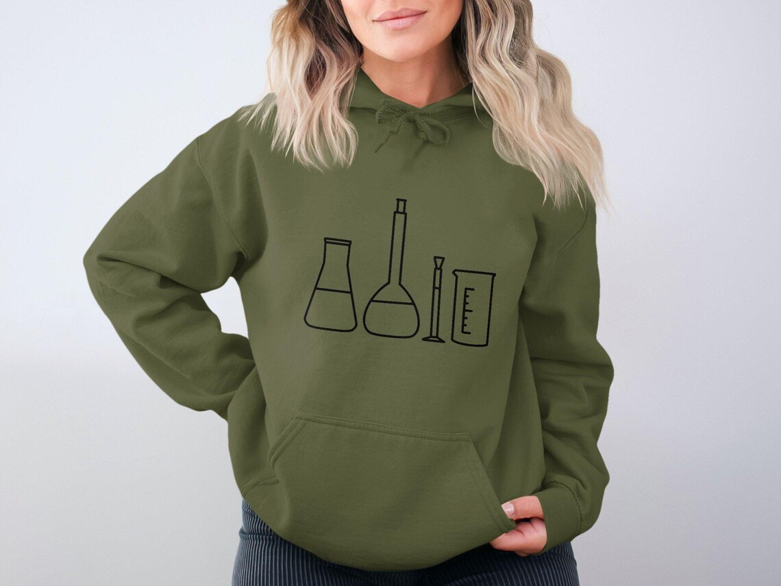Chemistry Lab Equipment Hoodie, Science Lover Hoodie, Chemistry Teacher ...