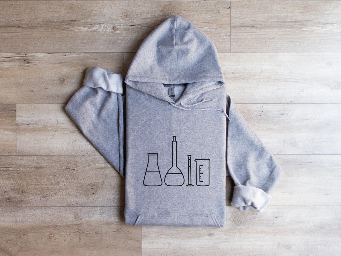 Chemistry Lab Equipment Hoodie, Science Lover Hoodie, Chemistry Teacher ...