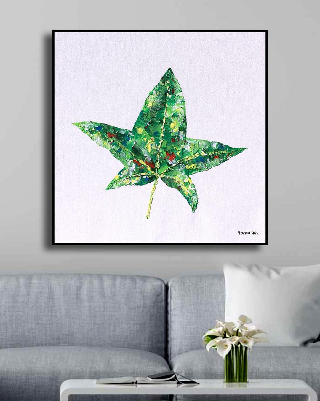 15",gum Tree Leaf,wall Art Gum Tree Leaf,original Gum Tree Leaf ...