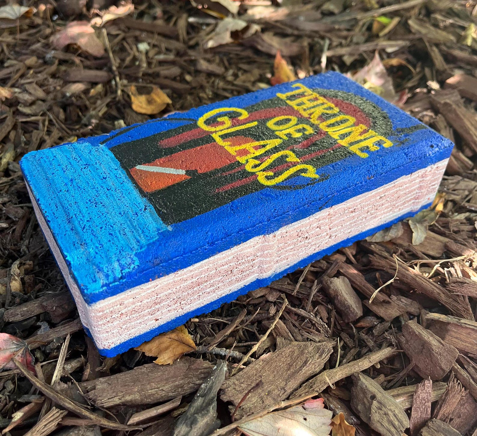 Book Brick: Throne of Glass by Sarah J. Maas - Etsy