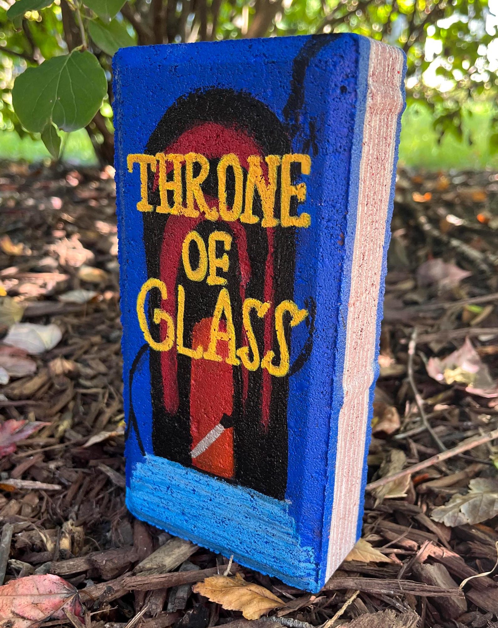 Book Brick: Throne of Glass by Sarah J. Maas - Etsy
