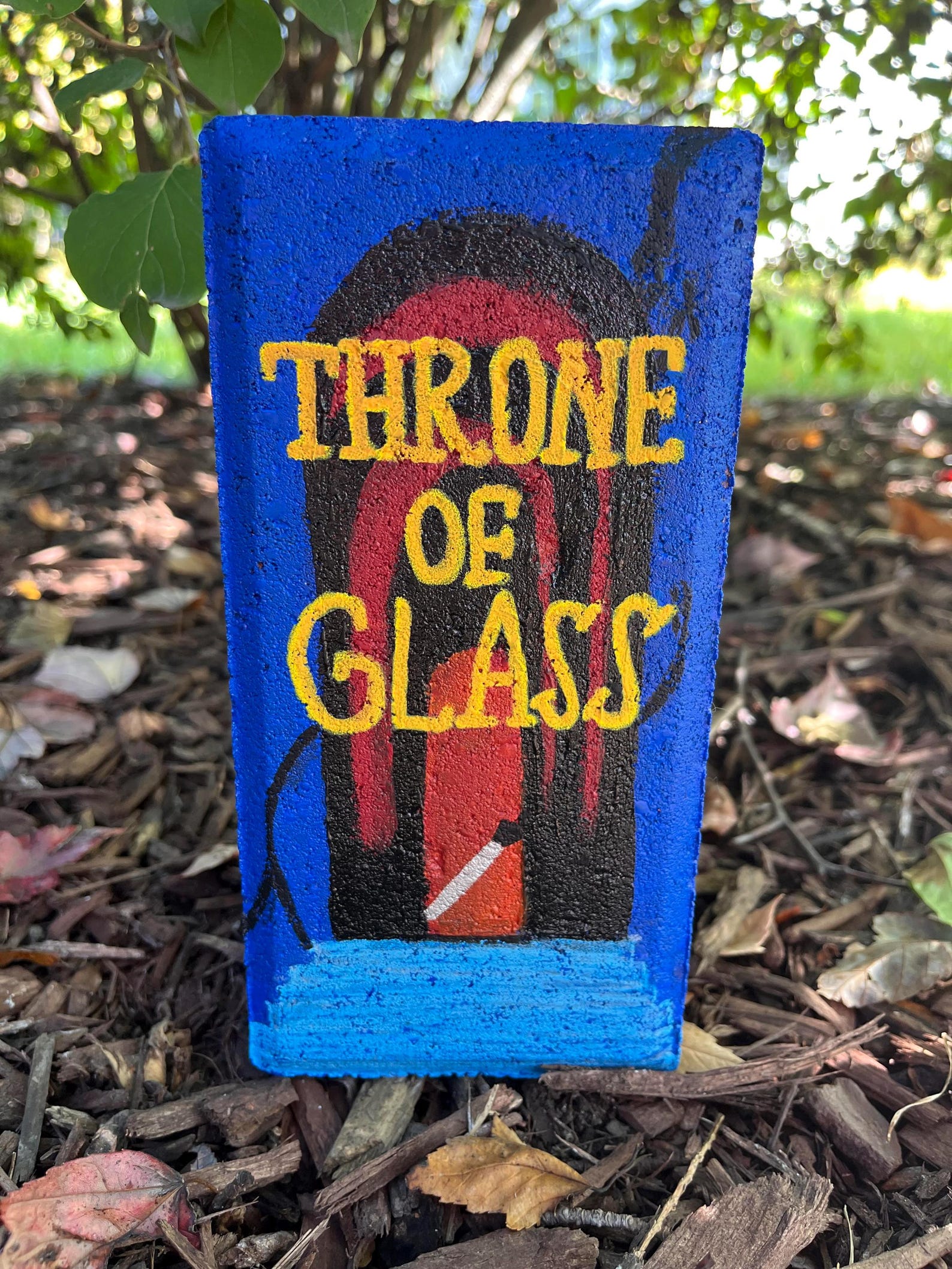 Book Brick: Throne of Glass by Sarah J. Maas - Etsy