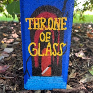 Book Brick: Throne of Glass by Sarah J. Maas - Etsy