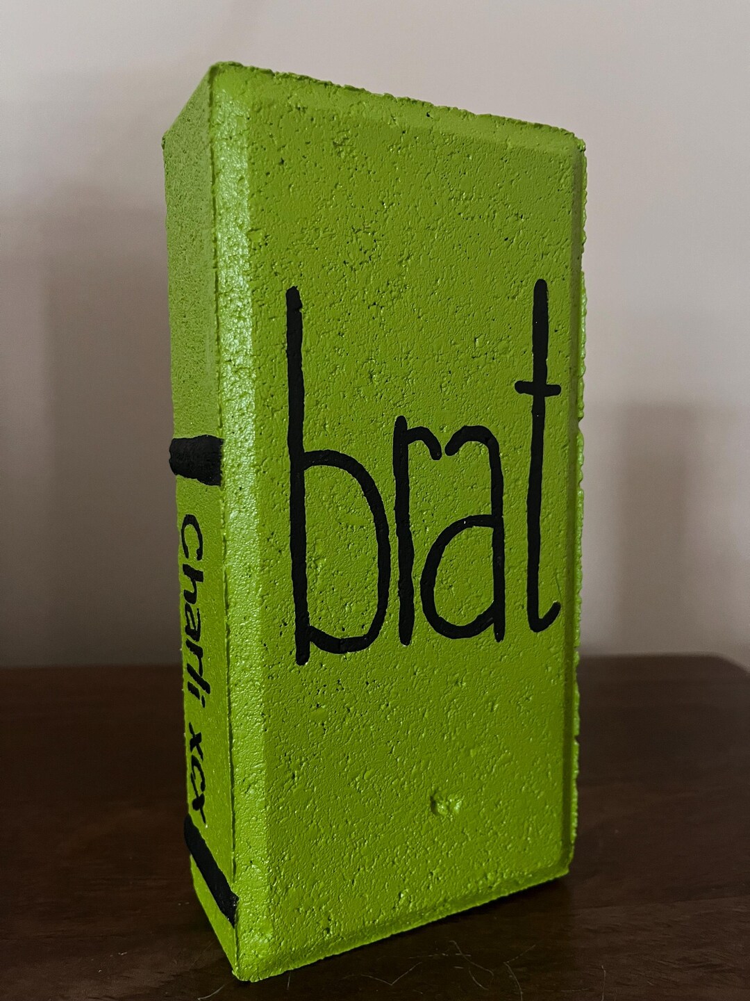 Book Brick: BRAT by Charli Xcx - Etsy