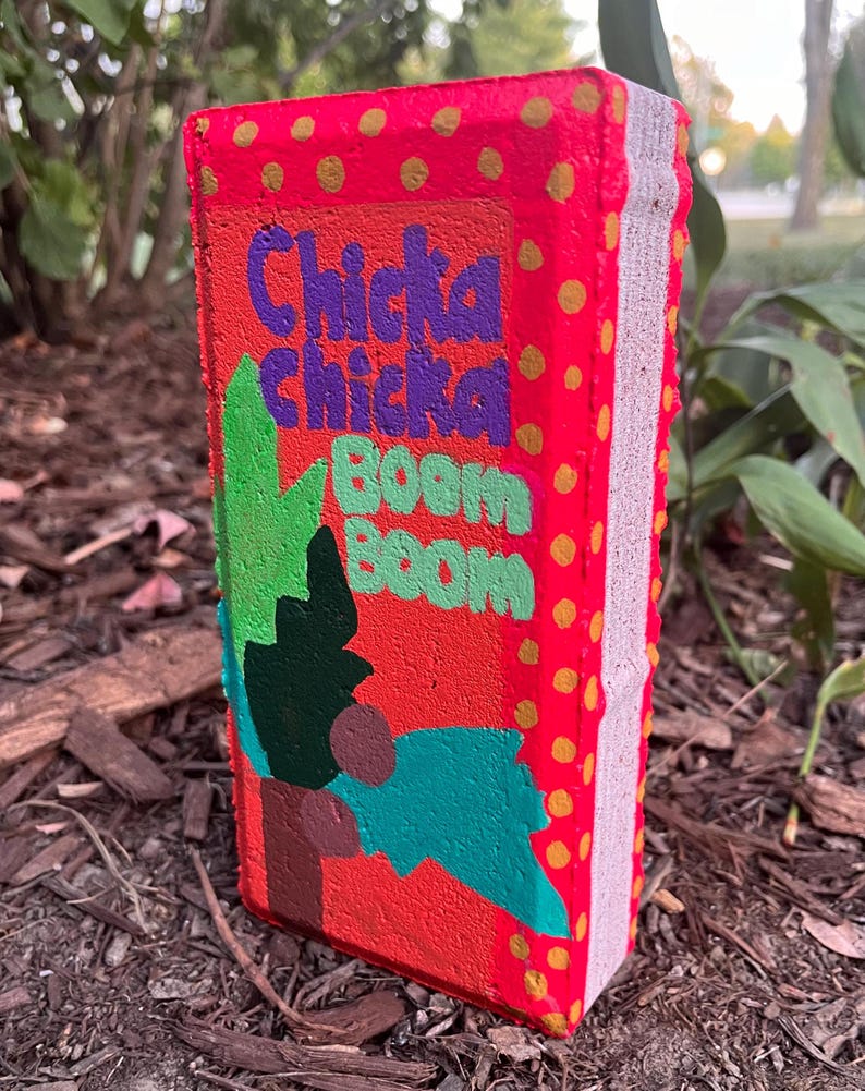 Book Brick: Chicka Chicka Boom Boom - Etsy