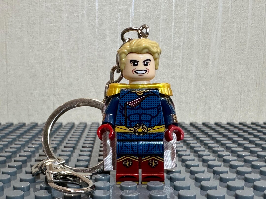 The Boys Homelander Minifigure Keyring Keychain Father's Day Birthday ...