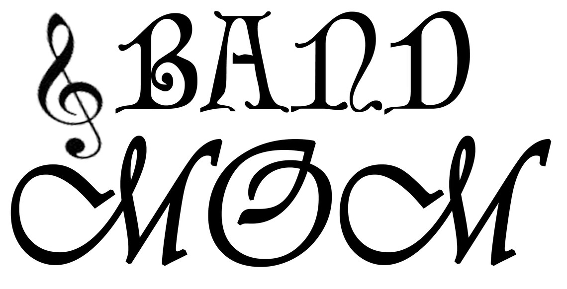 Vinyl Decal Band Mom 4w X 2h FREE SHIPPING - Etsy