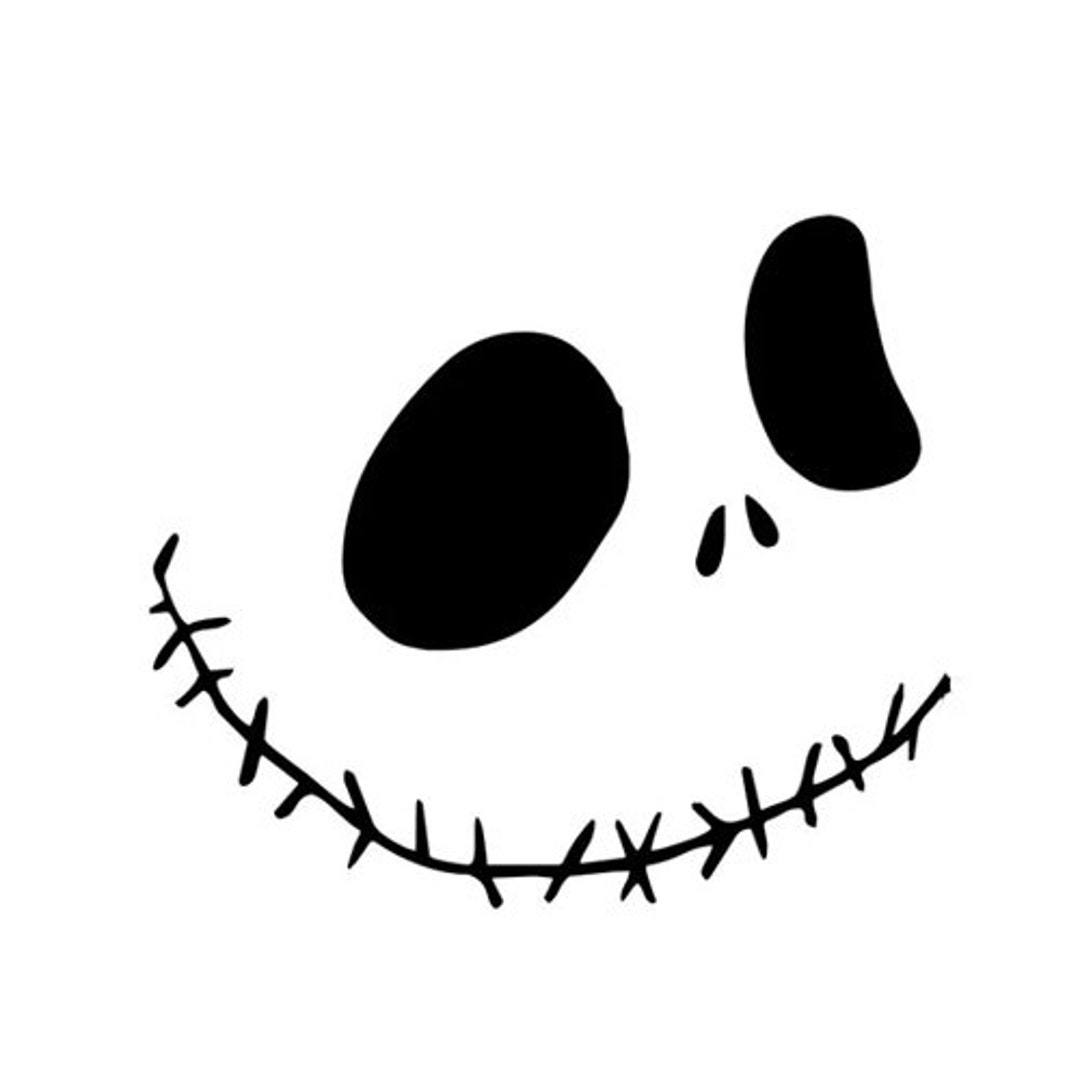 Vinyl Decal - Grinning Jack Skellington 5.5" X 5" - Etsy