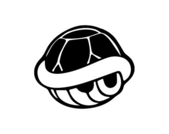 Mario Kart Turtle Shell Decal 18 Colors & Multiple Sizes - Etsy