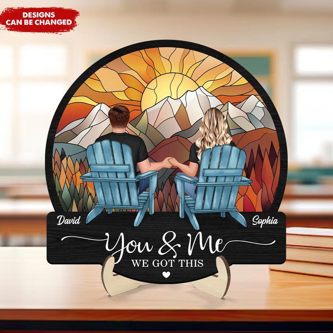 You and Me We Got This, Custom Wooden Plaque, Fall Decor, Couple Gift ...