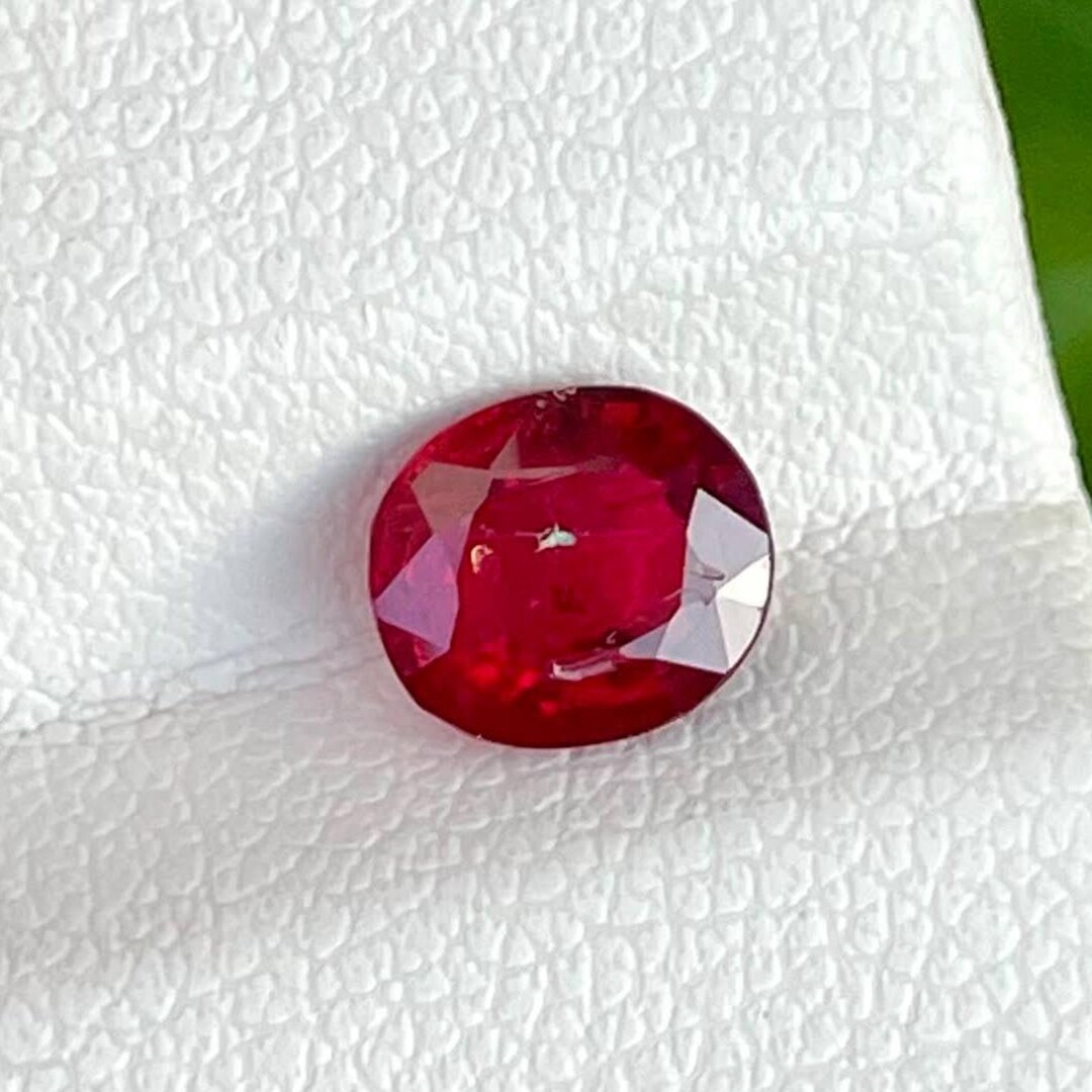 1.10 Carats Deep Red Burmese Spinel Stone Oval Cut Natural Gemstone - Etsy