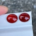 6.90 Carats Deep Red Carnelian Stone Pair Cabochon Cut From India - Etsy