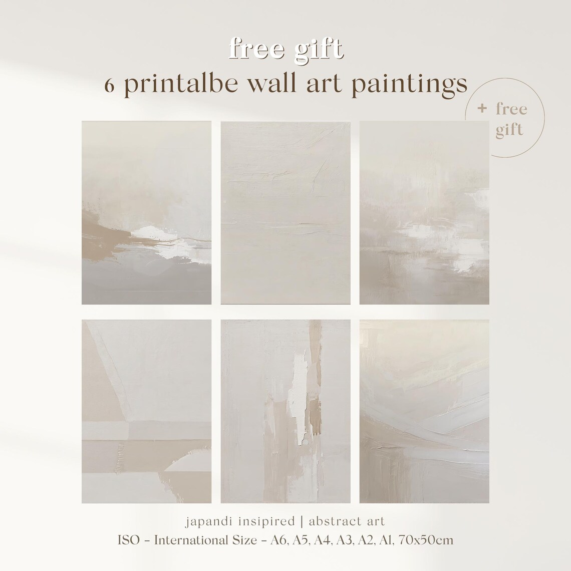 Printable Positive Affirmation Cards, Vision Board Japandi Silhouette ...