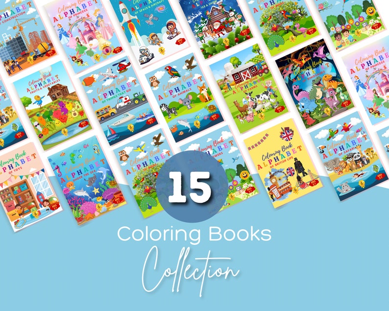 Alphabet Coloring Book of Birds Discover and Color the Alphabet With ...