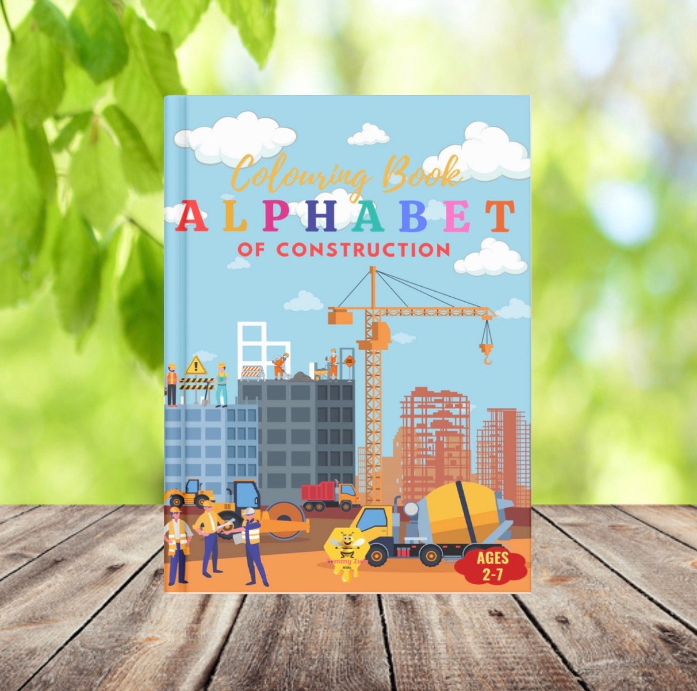 Construction Abcs: an Alphabet Coloring Book Discover and Color Your ...