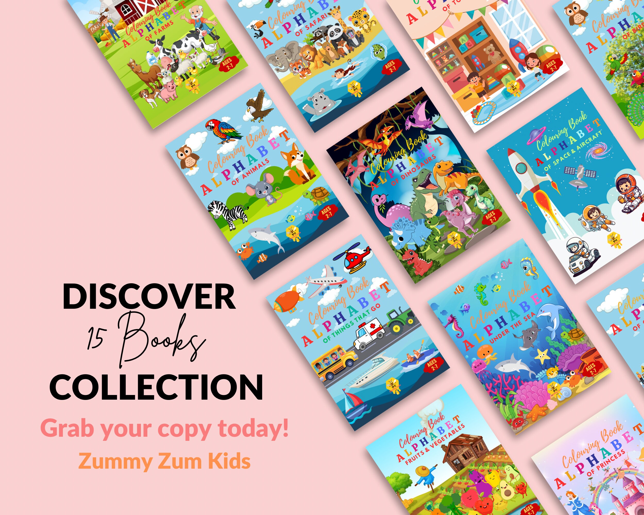 Construction Abcs: an Alphabet Coloring Book Discover and Color Your ...