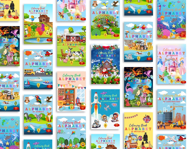 Alphabet Coloring Book of Birds Discover and Color the Alphabet With ...