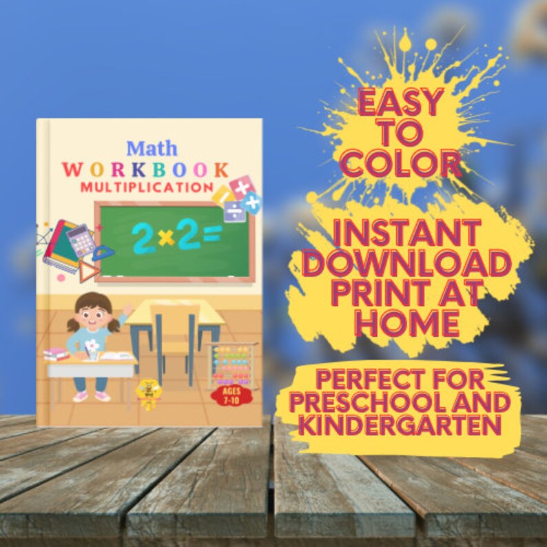 Mastering Multiplication Math Workbook for Kids: 100 Pages of Fun and ...