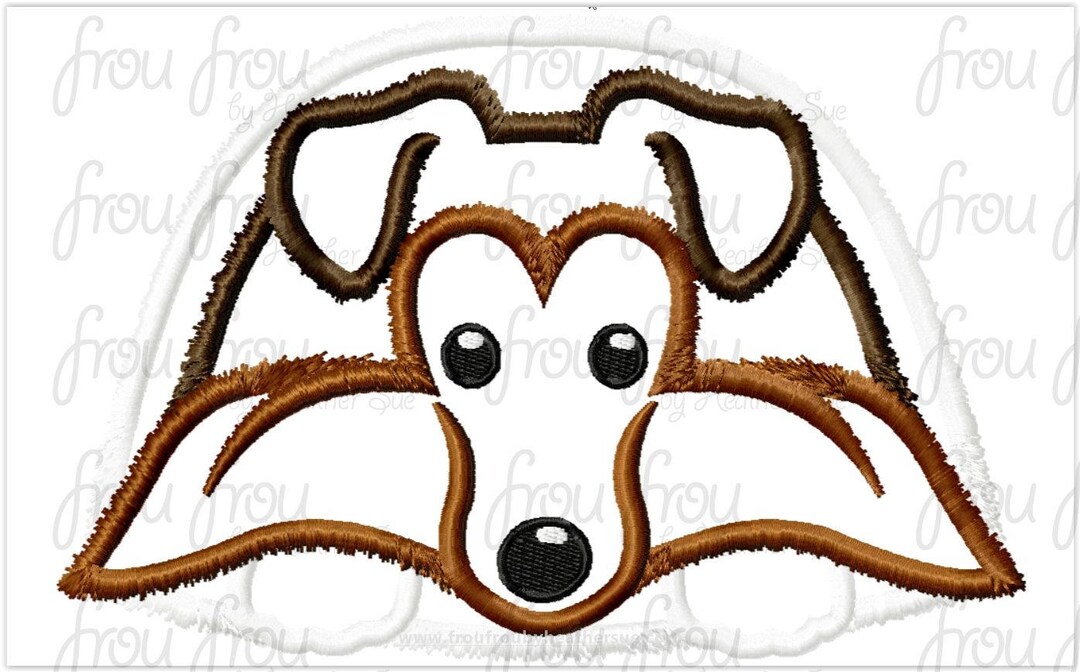 Sheltie Collie Dog Digital Embroidery Design Machine Applique 4"-6x10 ...