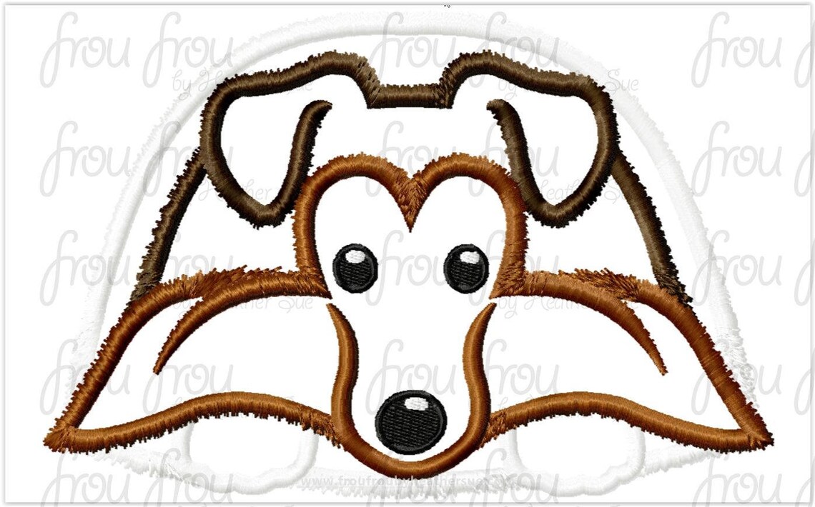 Sheltie Collie Dog Digital Embroidery Design Machine Applique | Etsy