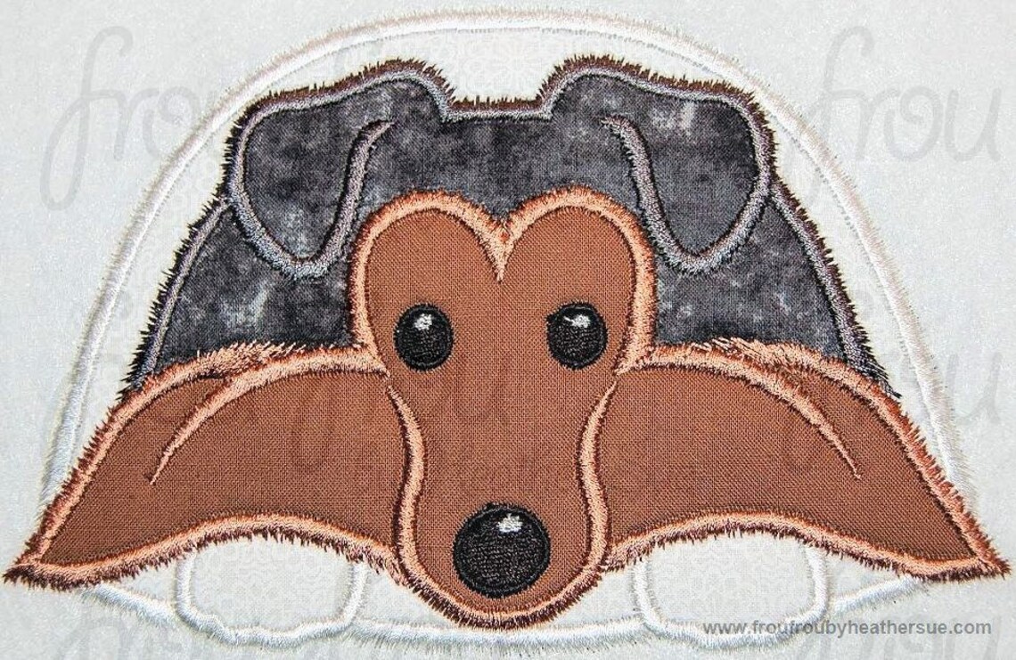 Sheltie Collie Dog Digital Embroidery Design Machine Applique | Etsy