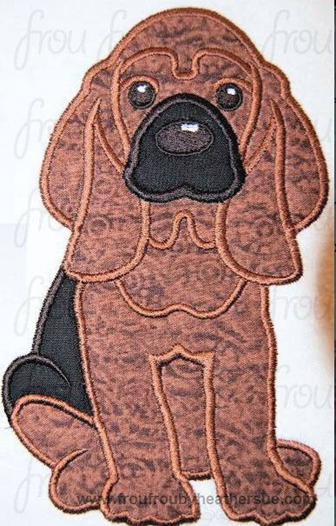 Bloodhound Dog Digital Embroidery Design Machine Applique 4"-6x10" - Etsy