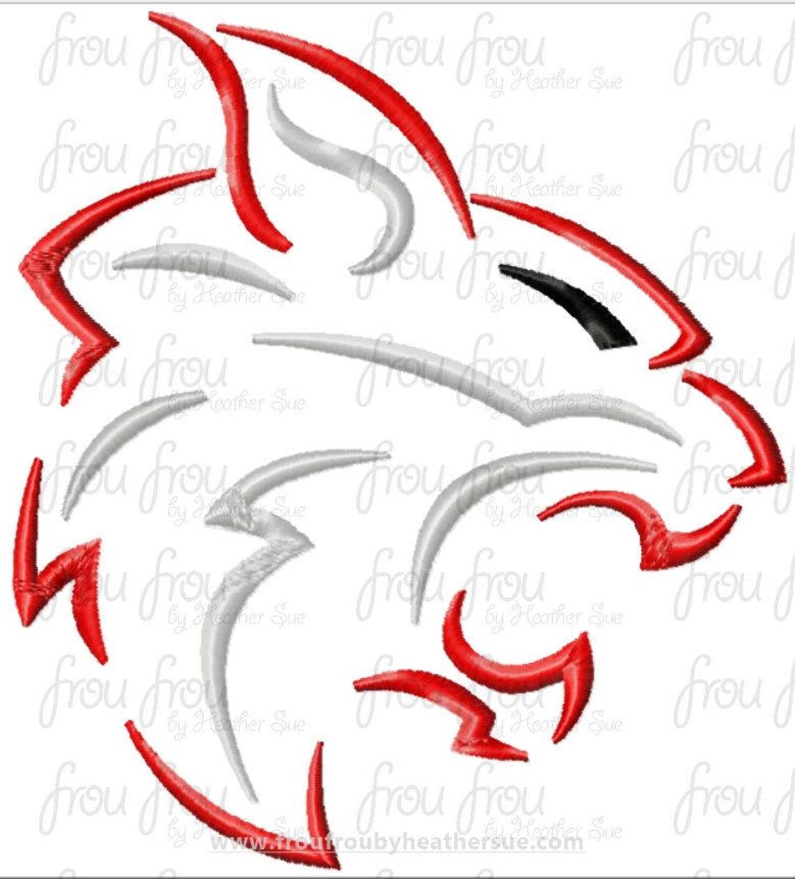 Wildcats Mascot Sketch TWO Versions With and Without Wording - Etsy