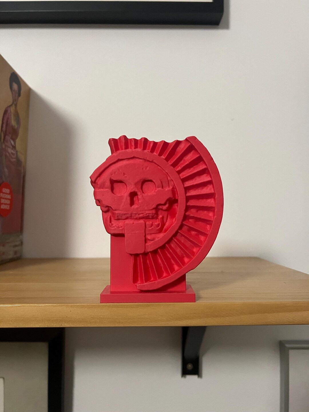 Mictlantecuhtli Disc Colors Aztec Art God of Death Home Decor 3D ...