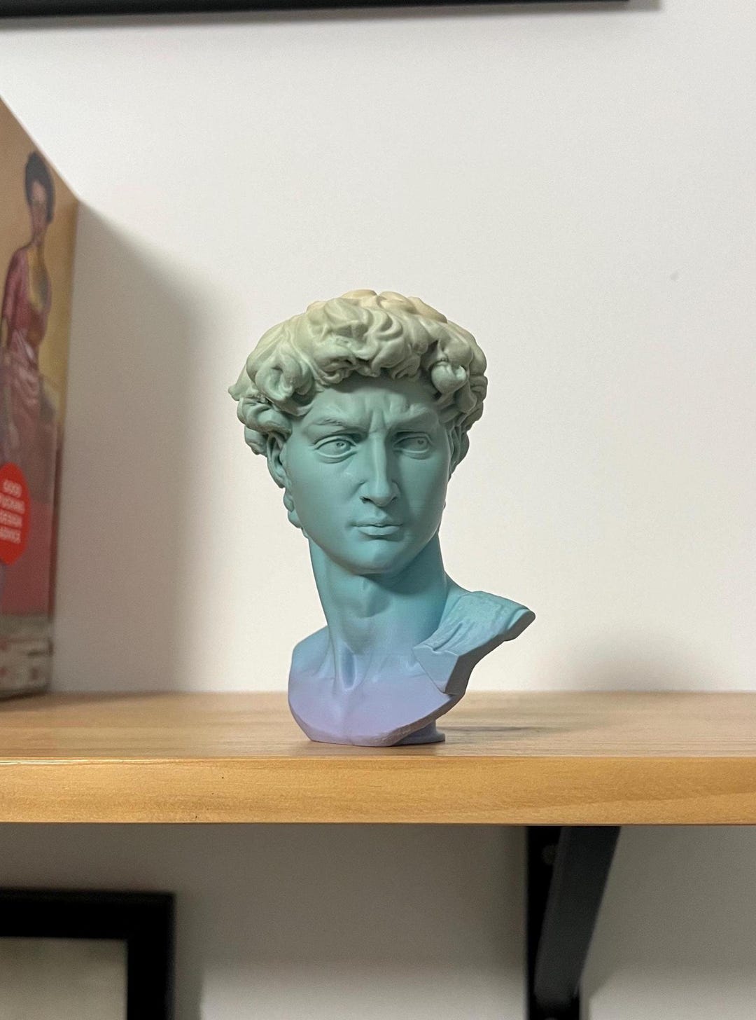 Head of Michelangelo's David | Color | Gradient | Bust | Renaissance ...