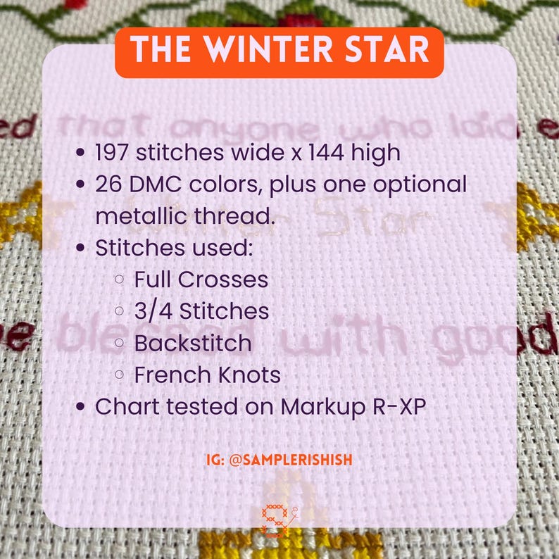 PDF Cross Stitch Pattern: Stardew Valley Feast of the Winter Star ...