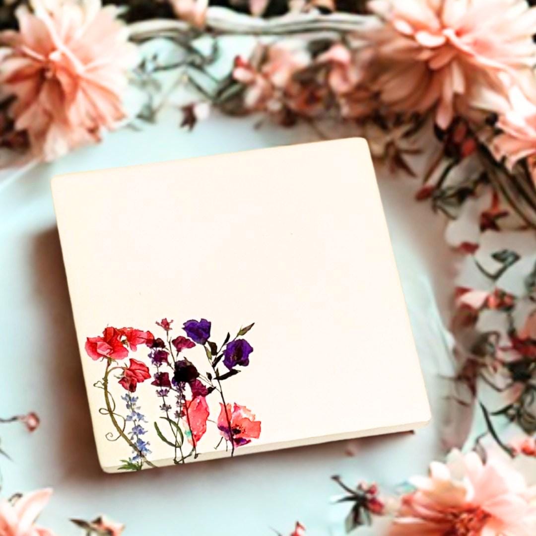 Botanical Wedding Coasters: Elegant Ceramic Tile Reception Decor - Etsy