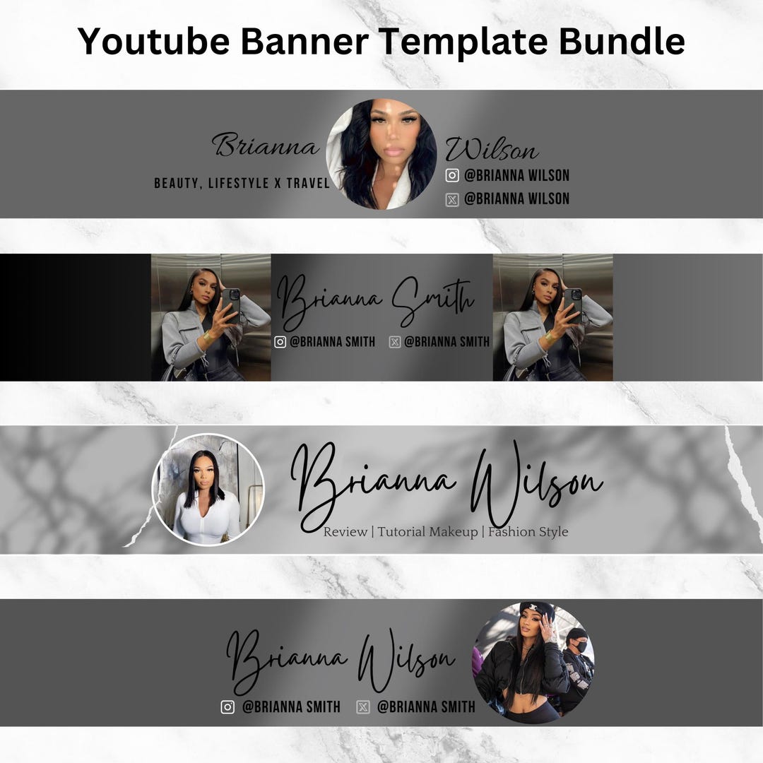 Youtube Banner Templates, Youtube Channel Banner, Youtube Branding ...