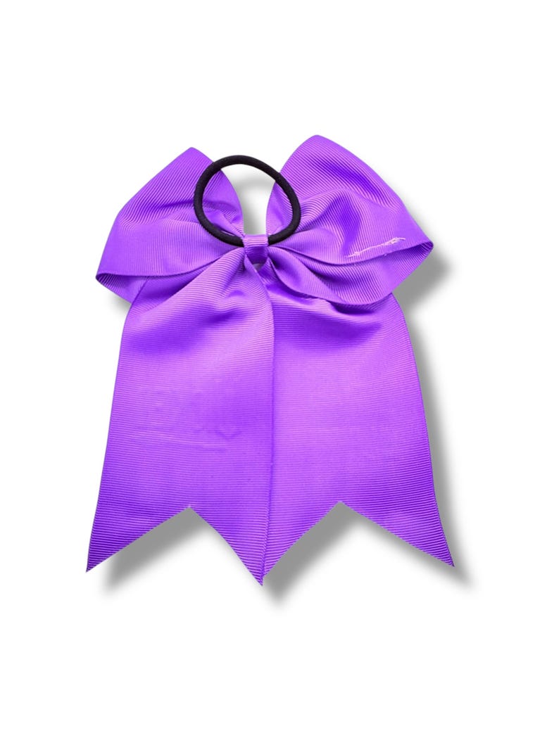 Team Elphaba Cheer Bow | Purple Hair Bow With Wicked Design | Broadway ...