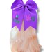 Team Elphaba Cheer Bow | Purple Hair Bow With Wicked Design | Broadway ...